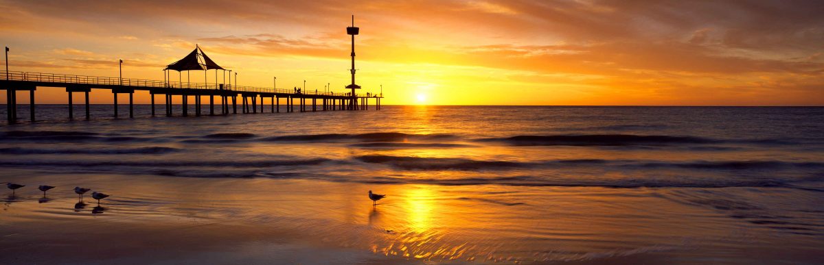 Brighton Jetty Sunset, Adelaide, South Australia - Casey Smith
